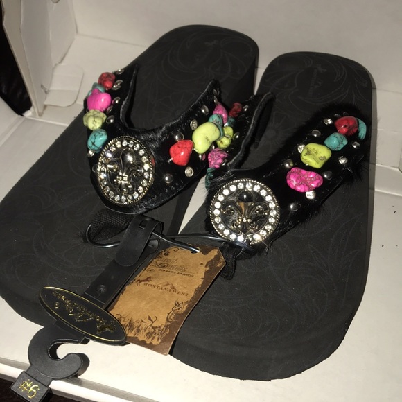 Montana West | Shoes | Gypsy Glam Doll Candy Rock Platform Sandals ...